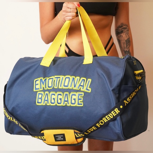 Linda Finegold | Bags | Nwot Alf Emotional Baggage Duffle Large Sizes ...